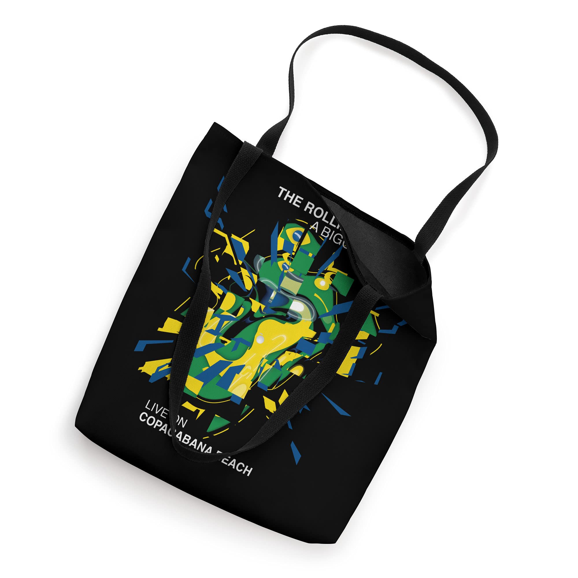 Official Rolling Stones A Bigger Bang Bursting Tongue Logo Tote Bag