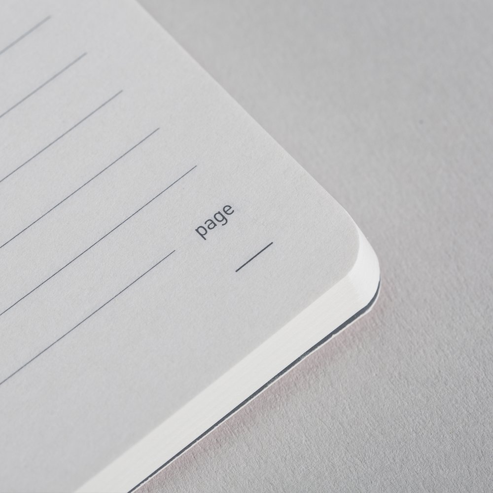 Matilda Myres Notebook - Rose Gold Foil - Teal