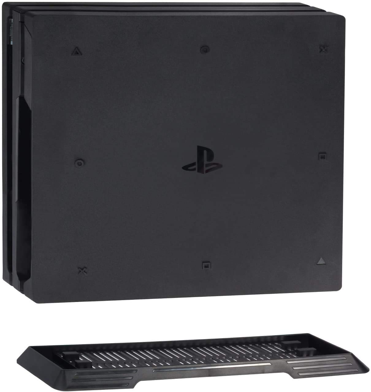 Ouxunus PS4 Pro Vertical Stand for Playstation 4 Pro with Integrated Cooling Vents and Non-Slip Feet