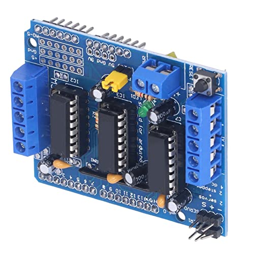 Stepper Motor Module, Simple Operation, Good Compatibility, L293D chip, Function Updates, Motor Driver Board for Electronic Experiments for DIY Robots