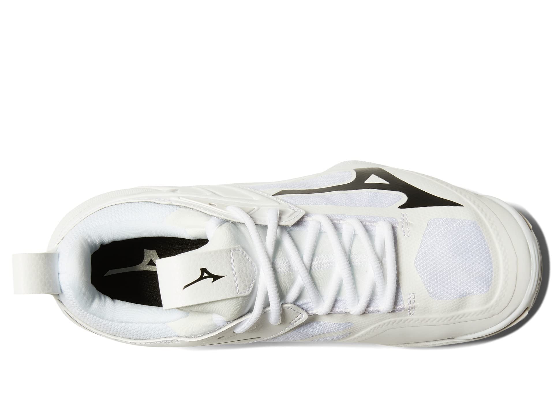 Mizuno Women's Wave Momentum 2 | Women's Indoor Volleyball Shoe | White/Black | US Women's 9