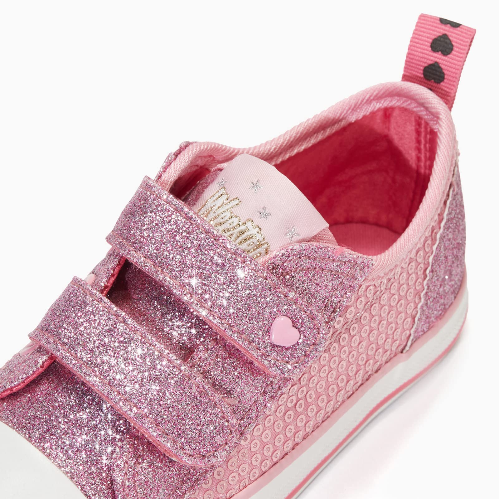 Weestep Toddler/Littke Kid Girls Glitter School Casual Sneakers Sequin/Pink 2 7 Toddler