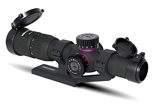 Monstrum G2 1-6x24 First Focal Plane FFP Rifle Scope | ZR305 Offset Scope Mount | Bundle