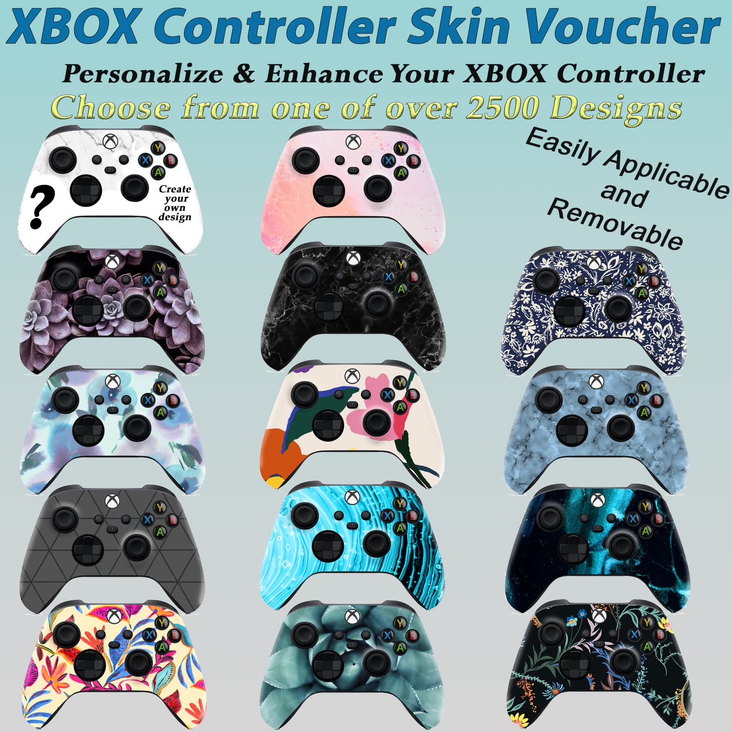 Microsoft Xbox Controller (Carbon Black) for Series X, Series S, Xbox One, Windows 10, Android & Ios, Bundled with Xbox Controller Skin Voucher & PremGear Cleaning Cloth