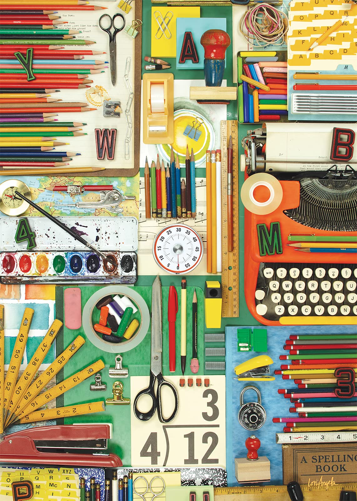 Old School 1000 Piece Jigsaw Puzzle by Colorcraft