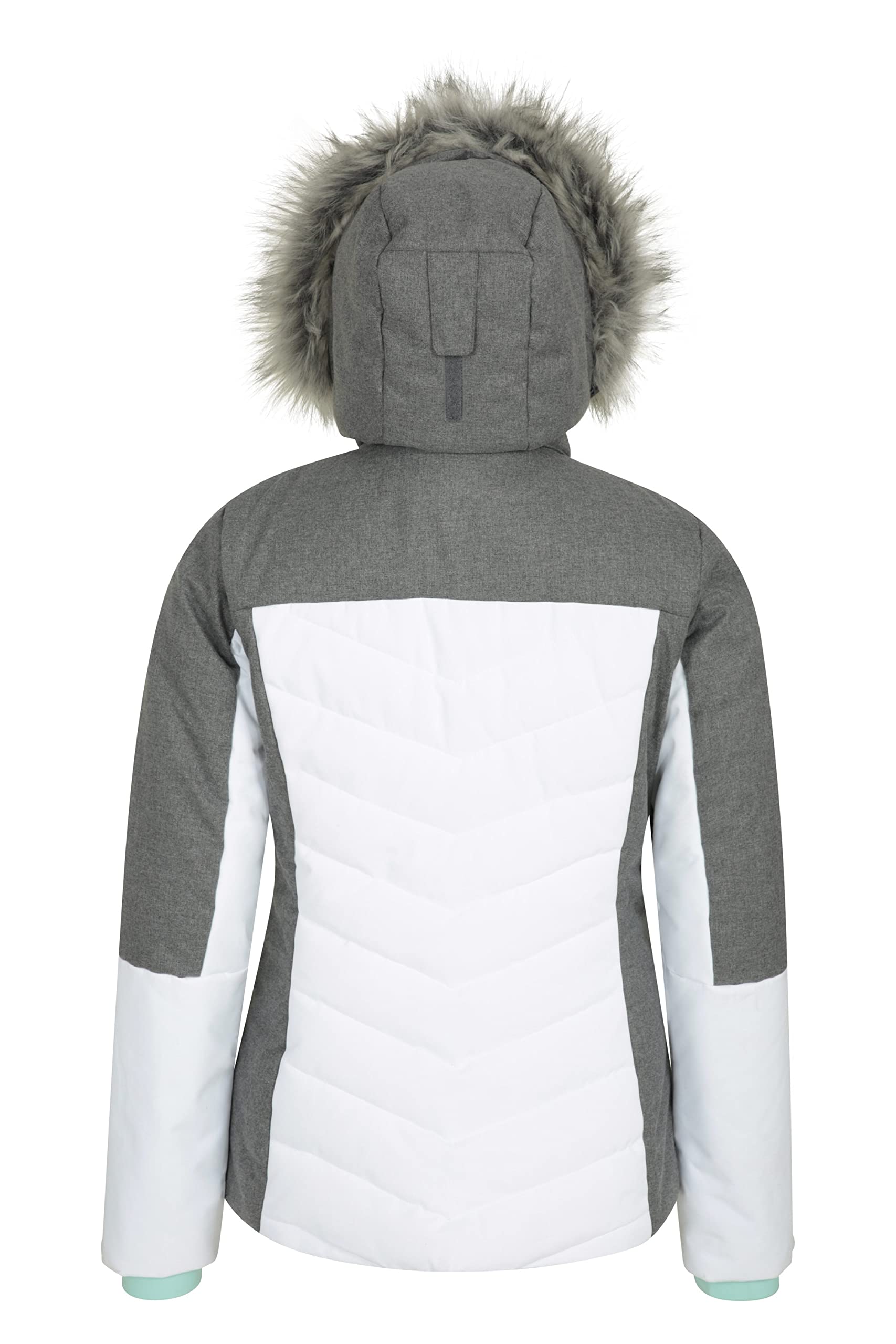 Mountain Warehouse Pyrenees Womens Padded Ski Jacket - Waterproof White 12
