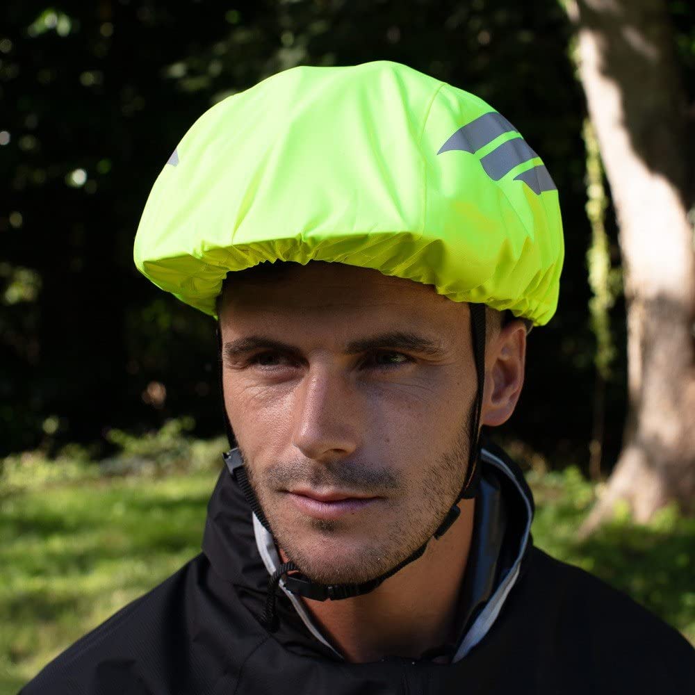Proviz Classic Reflective Waterproof Bicycle Bike Helmet Cover Hi Visibility, Yellow