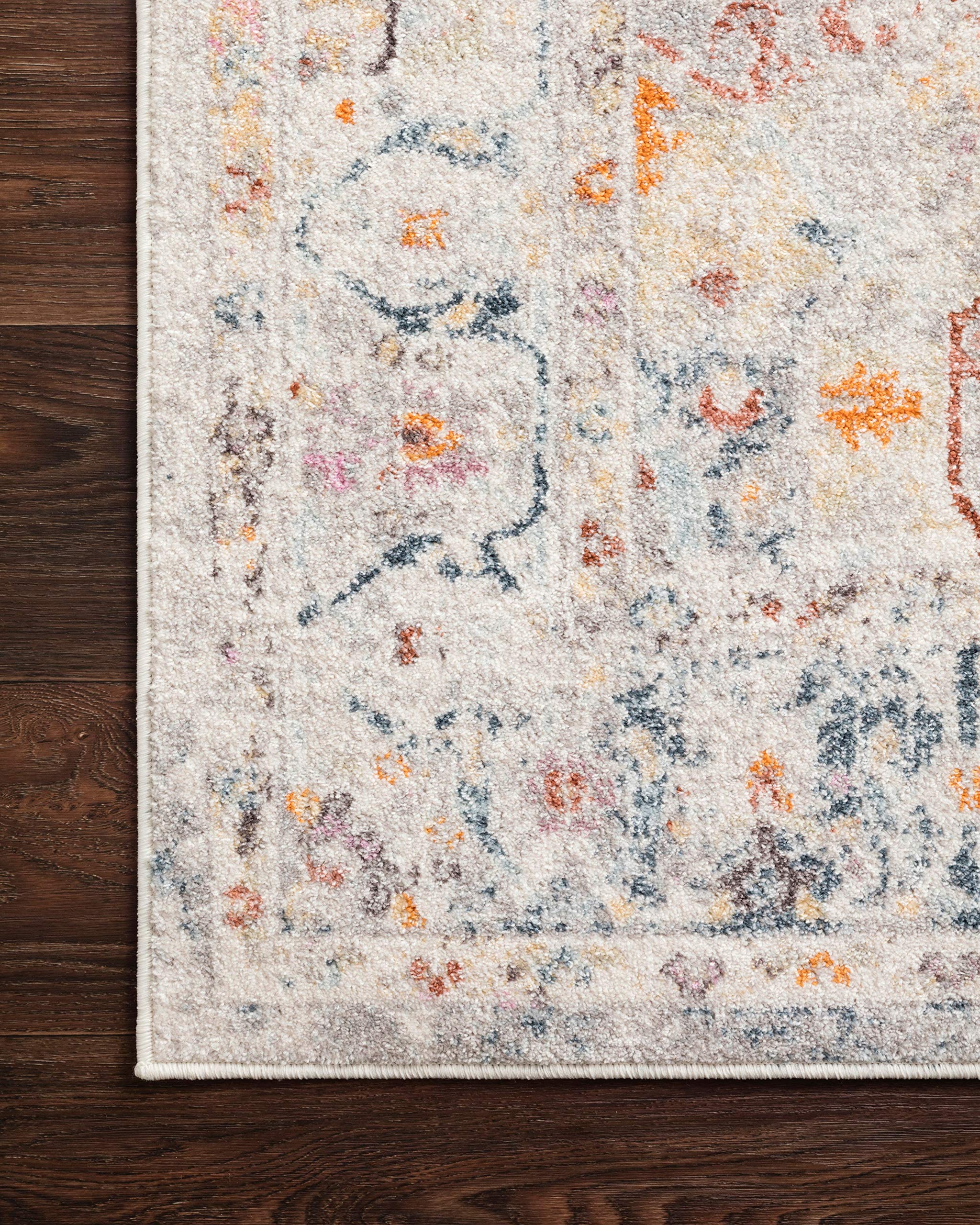 Loloi II Clara Collection CLA-04 Lt Grey/Multi 9'-3'' x 13' Area Rug