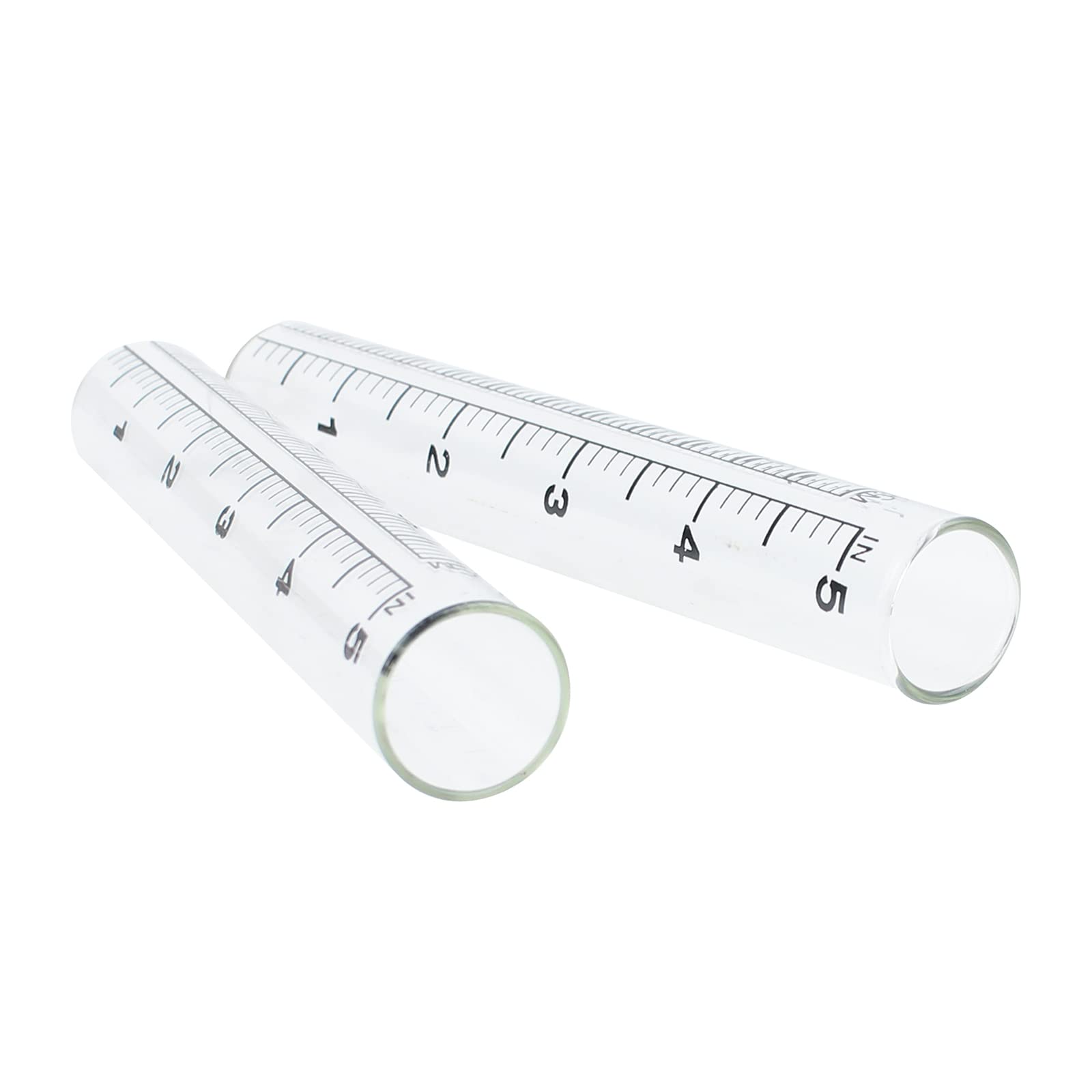 TBWHL 2pcs 5" Capacity Rain Gauge Glass Replacement Tube for Yard Garden Outdoor Home