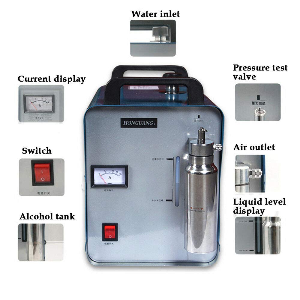 TFCFL 75L Oxygen-Hydrogen Water Welder Oxygen Hydrogen Generator Acrylic Flame Polishing Machine Generator Torch Polisher H160 75Liter 300W
