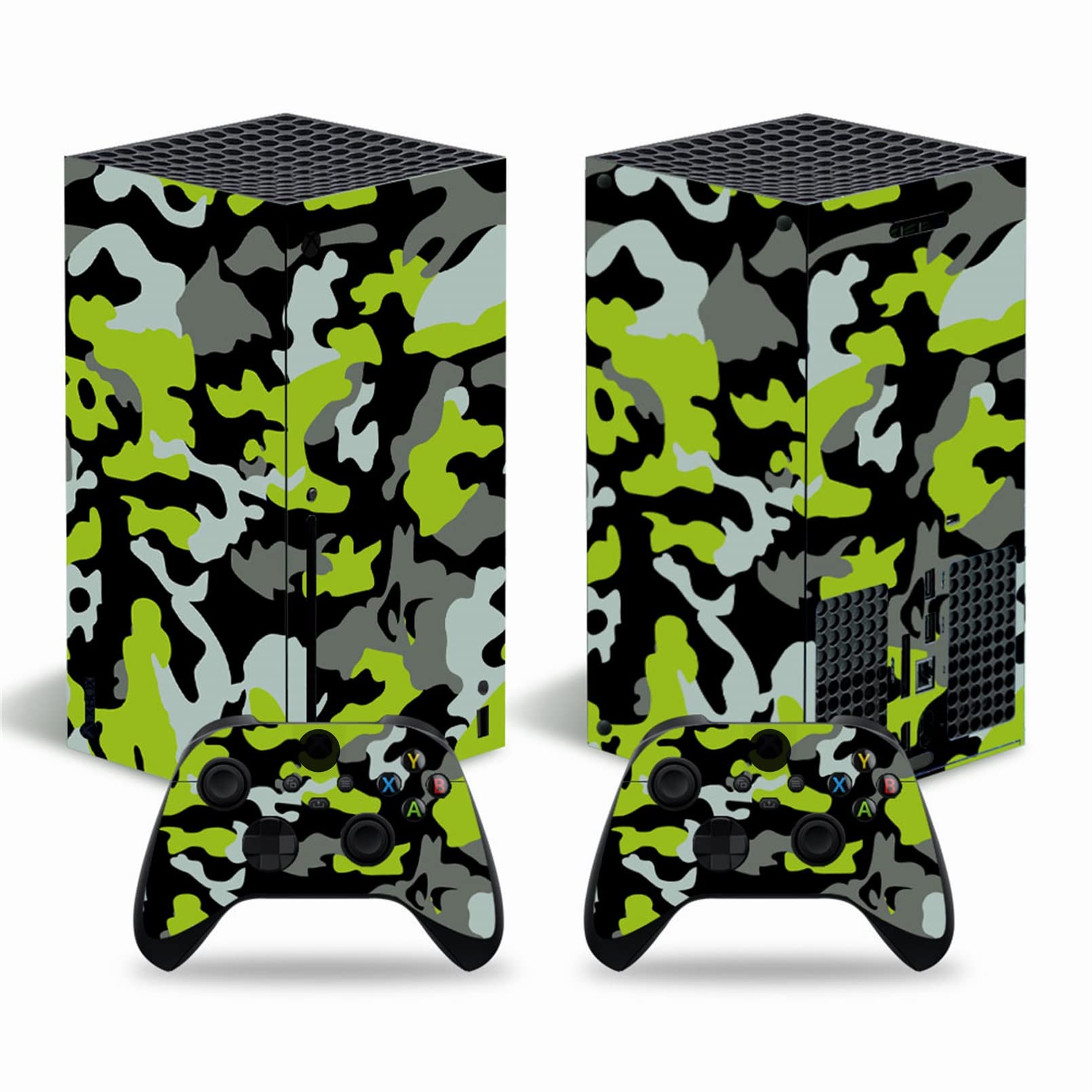 Top factory Skin Decal Protective Vinyl Skin Decal Cover for Series X Console Skins Wrap Sticker with Two Free Wireless Controller Decals 57886 Decal