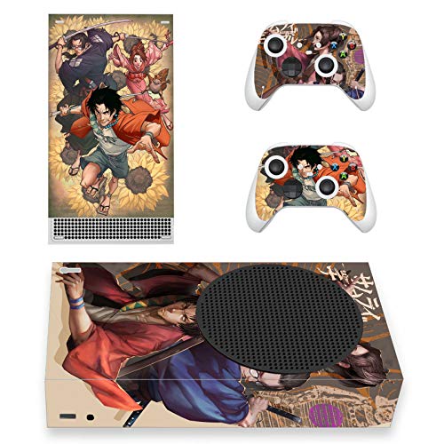 The Samurai Anime Game Console Series S Console and Controller Skin Set, Skin Wrap Decal Kit