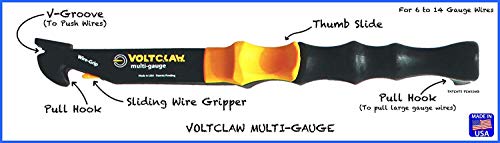 VoltClaw Multi-Gauge nonconductive Wire Electrical Pliers