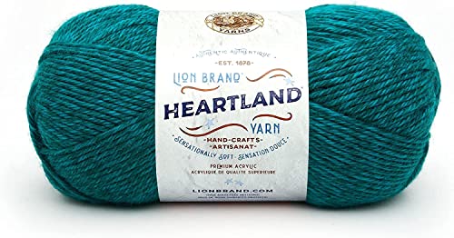 Lion Brand Yarn - Heartland - 6 Skein Assortment with Needle Gauge (Mix 4)