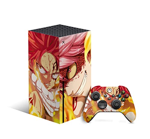 The Son Of Dragon Anime Skin Compatible with X-box-Series-X| Protective, Durable, and Unique Vinyl Decal wrap Cover | Easy to Apply, Remove, and Change Styles