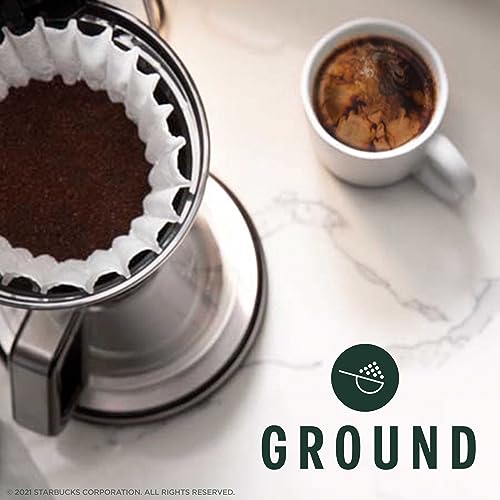 Starbucks Ground Coffee—Medium Roast Coffee—Decaf Pike Place Roast—100% Arabica—3 bags (12 oz each)