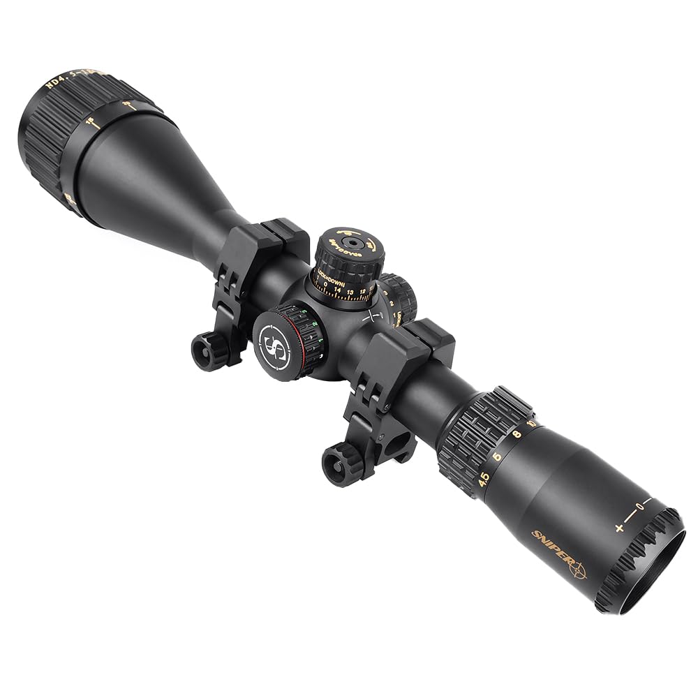 ND4.5-18x56AOGL 30mm Tube Parallax Adjustment with Red/Green/Blue Illuminated Glass Etched Reticle