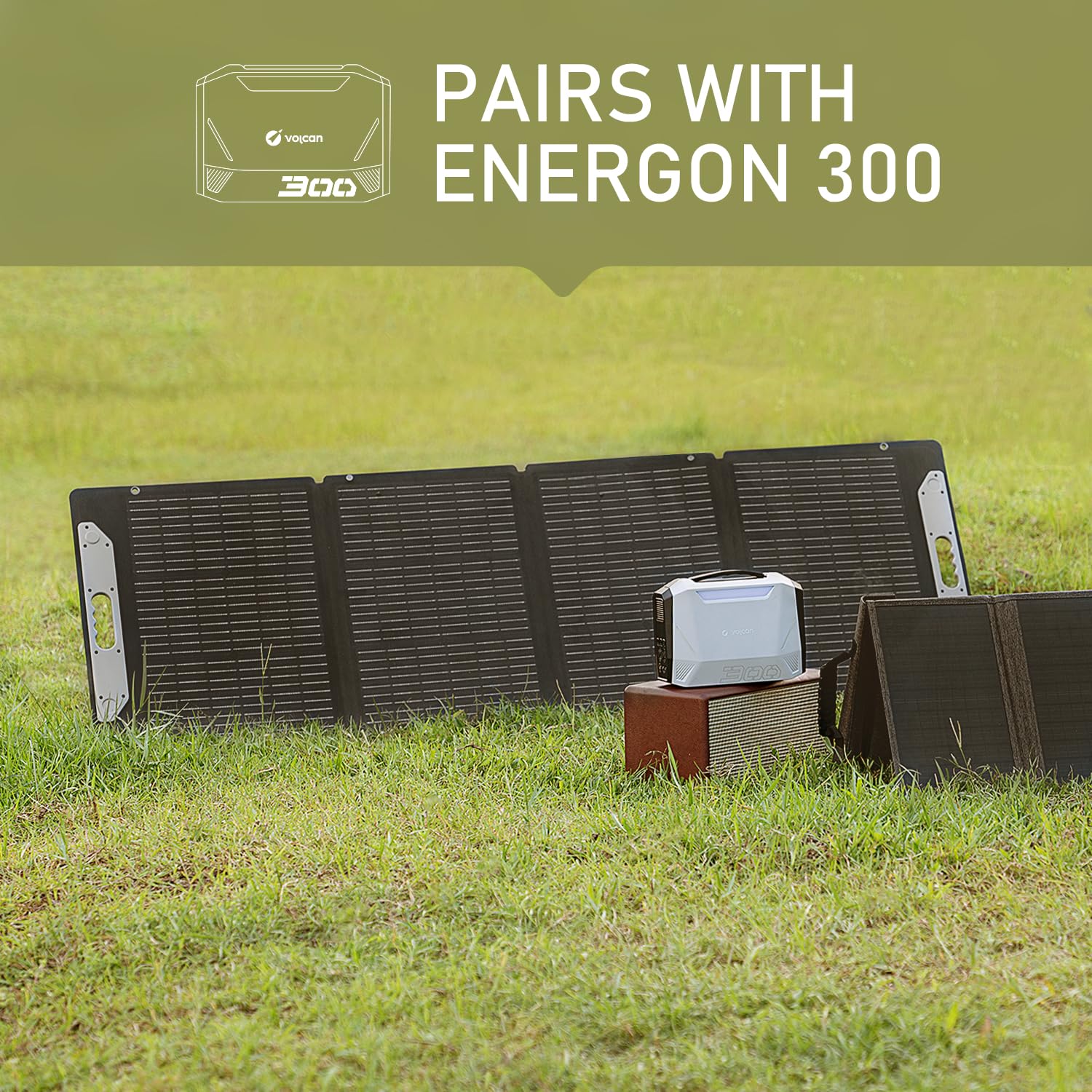 Portable Power Station - Outdoor Generator with Solar Panel 120W - 3000 Cycles, 1.8-Hour Fast Charging - Lightweight Solar Generator - Ideal for Tailgating and Outdoor Events