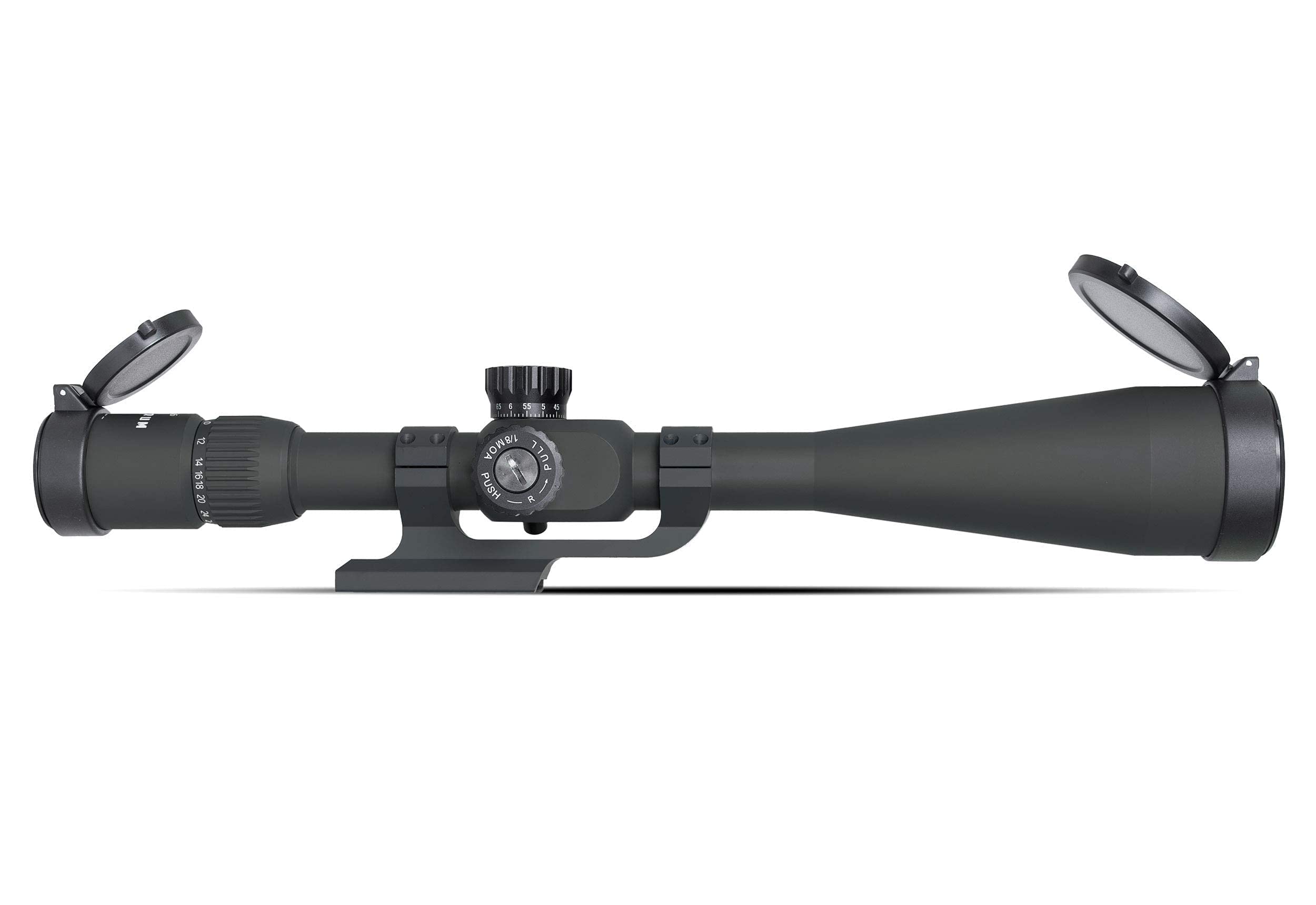 Monstrum G3 8-32x56 First Focal Plane FFP Rifle Scope with Parallax Adjustment | ME308 Extended Offset Scope Mount | Bundle