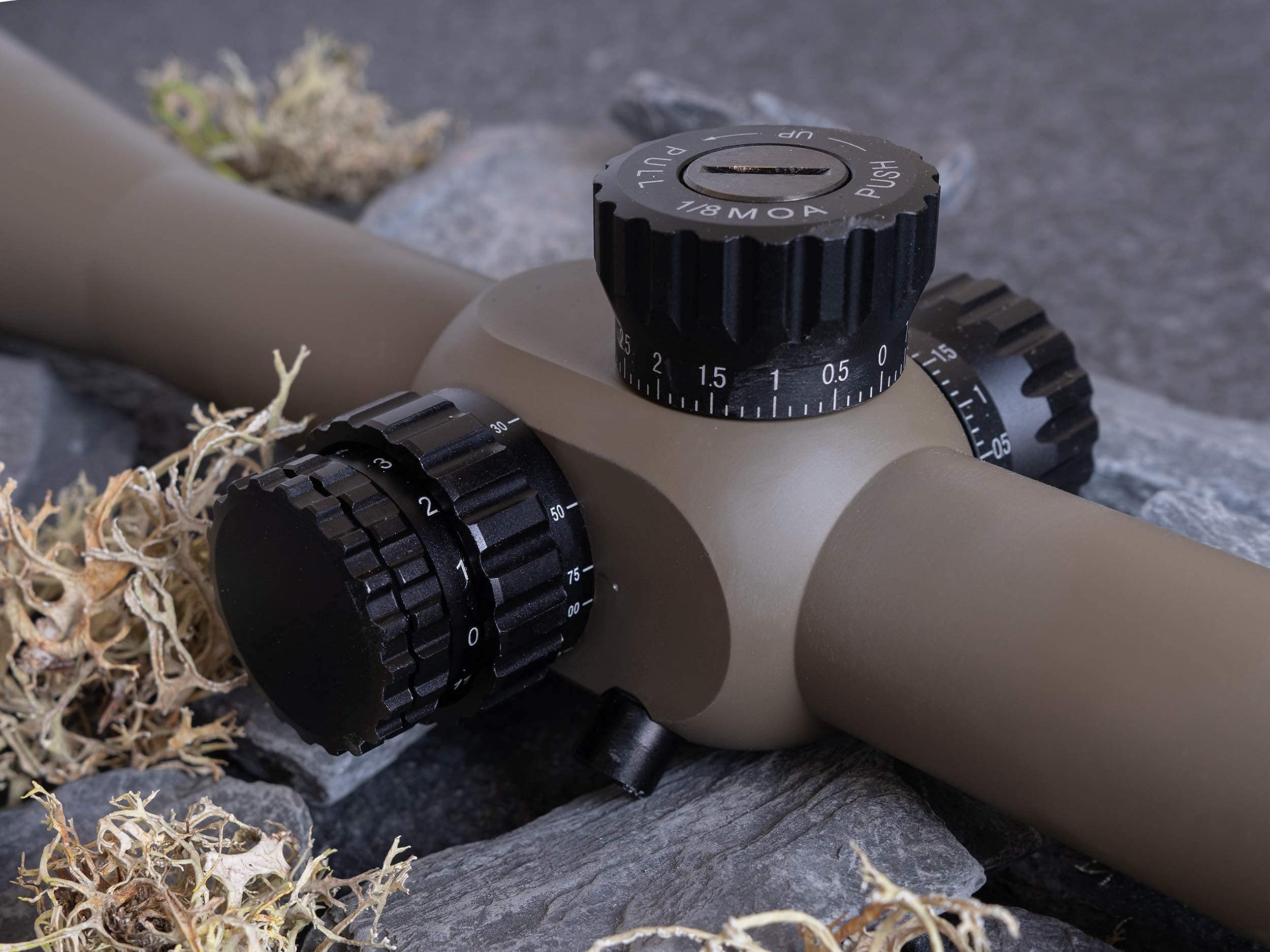 Monstrum G3 8-32x56 First Focal Plane FFP Rifle Scope with Parallax Adjustment | ME308 Extended Offset Scope Mount | Flat Dark Earth |Bundle