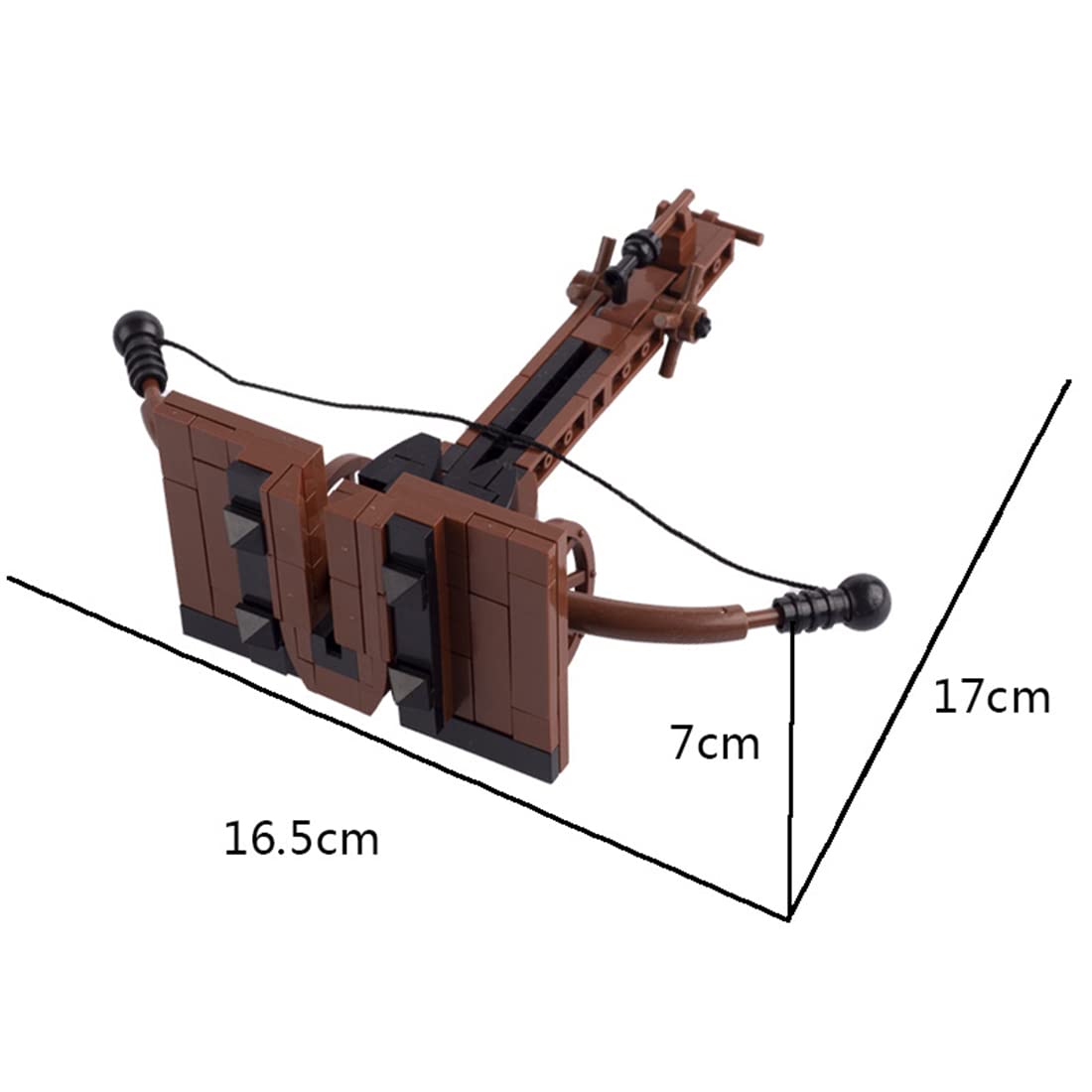Topoo Military Crossbow Building Set Medieval WW2 Building Kit War Battle Scene Compatible with Lego Cobi Architecture House - 123 Pcs
