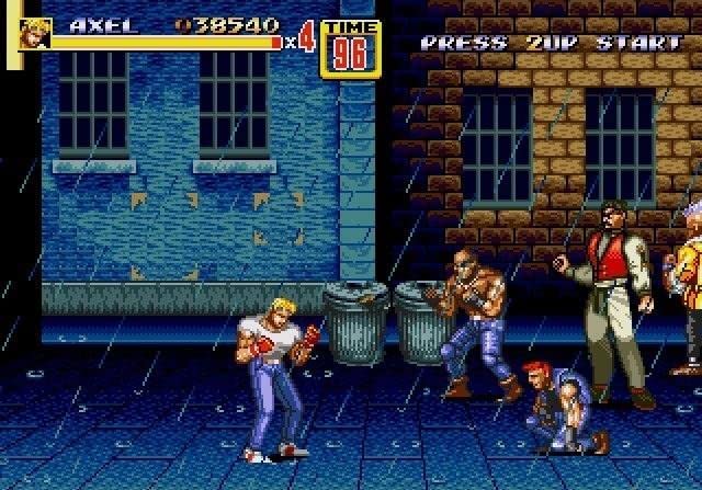 Streets of Rage 2 (Sega Genesis/Megadrive) – Reproduction Video Game Cartridge