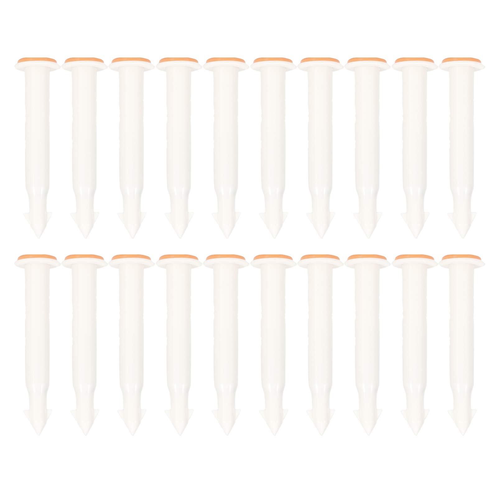 Qiilu Poultry Thermometer 20Pcs Poultry Roasted Chicken Thermometer Disposable Popping Up Temperature Meter for Cooking