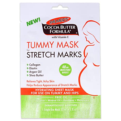 Palmer's Palmers Cocoa Butter Formula Tummy Mask for Stretch Marks Sheet Women Mask 1 Pc