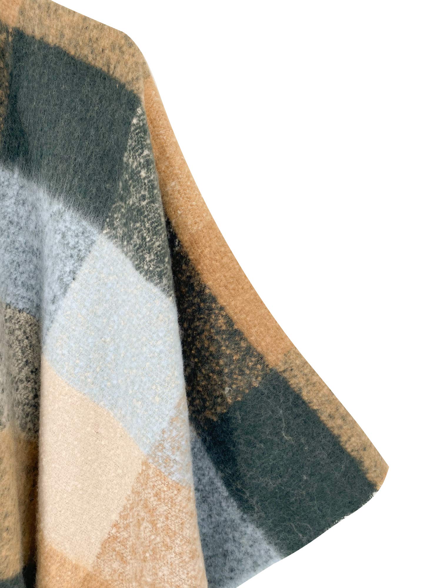 Moss Rose Women's Shawl Wrap Poncho Ruana Cape Open Front Sweater Cardigan for Fall Kimono Winter Holiday