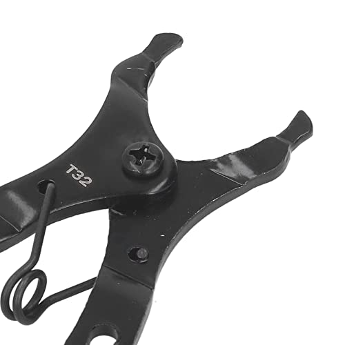 QSTNXB Bike Link Plier, 12 Speed Bike Quick Link Remover Removal Tool, Double X Bridge Design Master Link Pliers Tool, for Road and Mountain Bikes, Wrench Tool