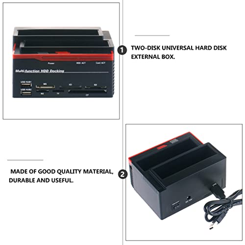 SOLUSTRE External Hard Drive External Hard Drive External HDD Dock 3. 5 inch Hard Drive Bay External HDD Dock 2. 5 inch Hard Drive Bay IDE Multi- Functional Docking Station Docking Station