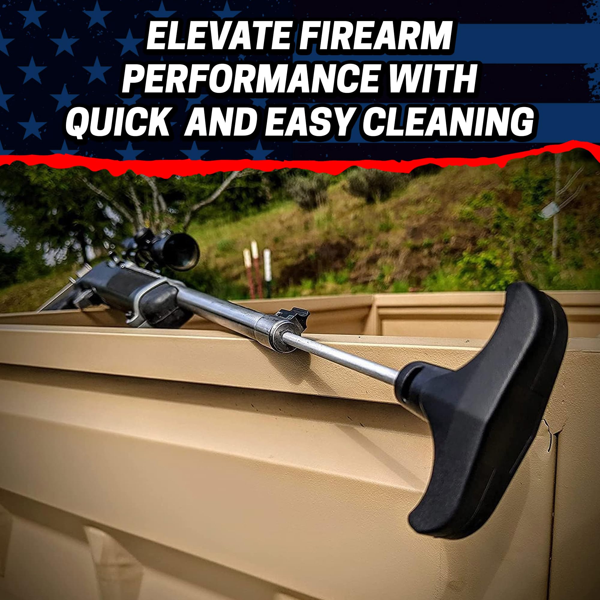 Pistol Cleaning Kit for Handguns, Rifles, & Shotguns - Comprehensive Maintenance for .22 .357 .38 9mm .45 - Compact Deluxe Clamshell Case with Bore Brushes & Jag Tools - Ultimate Firearms Protection