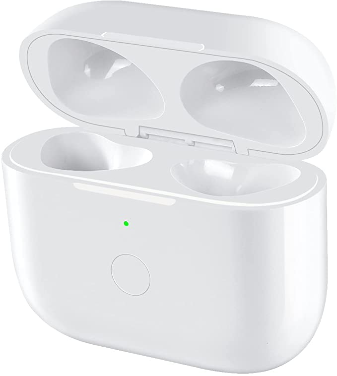 Wireless Charging Case Compatible with AirPods 3rd Generation Charging Case Replacement Charger Case Cover Compatible with Air Pods 3 Gen with Bluetooth Pairing Sync Button Quick-Pairing Button HCW