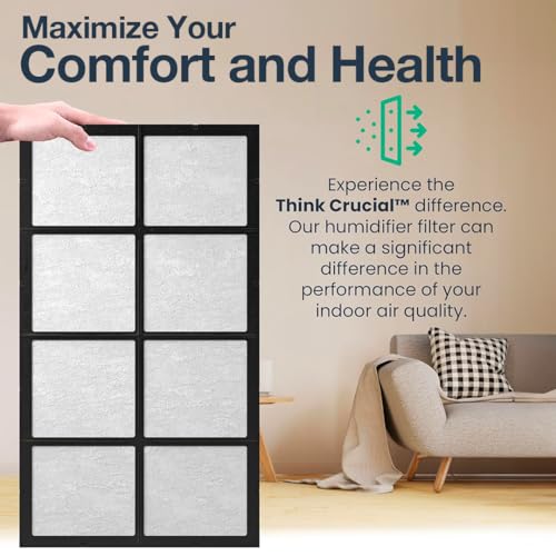 Think Crucial Replacement Air Purifier Filter – Compatible with Essick Air Part # 1051-Models 4DTS 300, 4DTS 900, H12 300HB, H12 400HB, H12 600, 696400HB, 696800, 447400HB - Bulk 1 Pack
