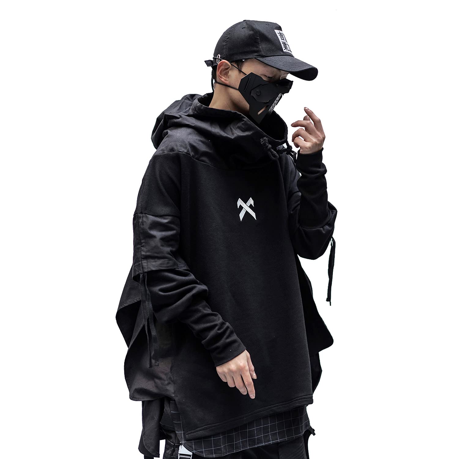 MFCT Men's X Heavy Industrial Hoodie (US, Alpha, Large, Regular, Regular, Standard, Black)