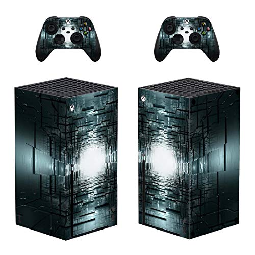 multi color Xbox Series X Skin Set Full Faceplates Skin Console & Controller Decal Stickers by FELIPE SEIJI KUBA