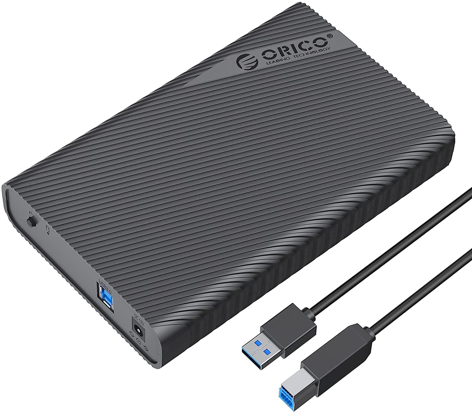 ORICO USB 3.0 to SATA III Hard Drive Enclosure External HDD/SSD Enclosure for 3.5 Inch SATA Hard Drive Support UASP Up to 18TB 3521U3