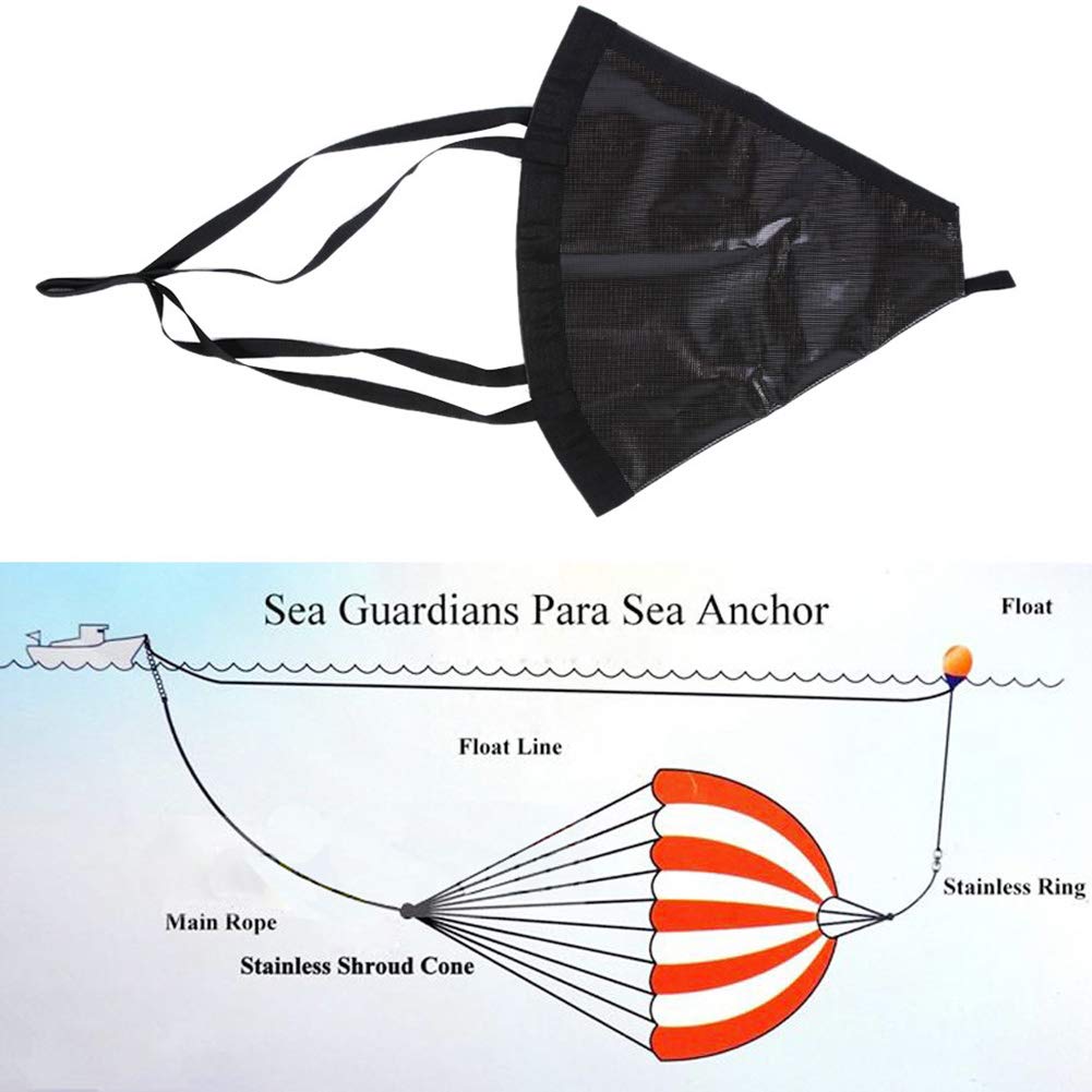 MOOCY Drift Sock with Harness Buoy (30"- Fit Boat up to 20ft)