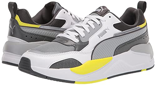 Puma Men's X-Ray 2 Sneaker, Square Dark Shadow-Quarry-White-NRGY Yellow, 12