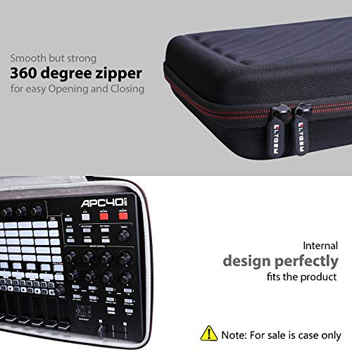 LTGEM Hard Travel Case for Akai Professional APC40 MKII | Ableton Performance Controller