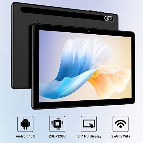 TPZ 10.1 inch Tablet, Android 10 OS,128GB Expansion, Wi-Fi Tablets with Google Certified, HD IPS Large Screen, Dual Camera & Speaker, Support Bluetooth, Microsoft Office - 3PCS