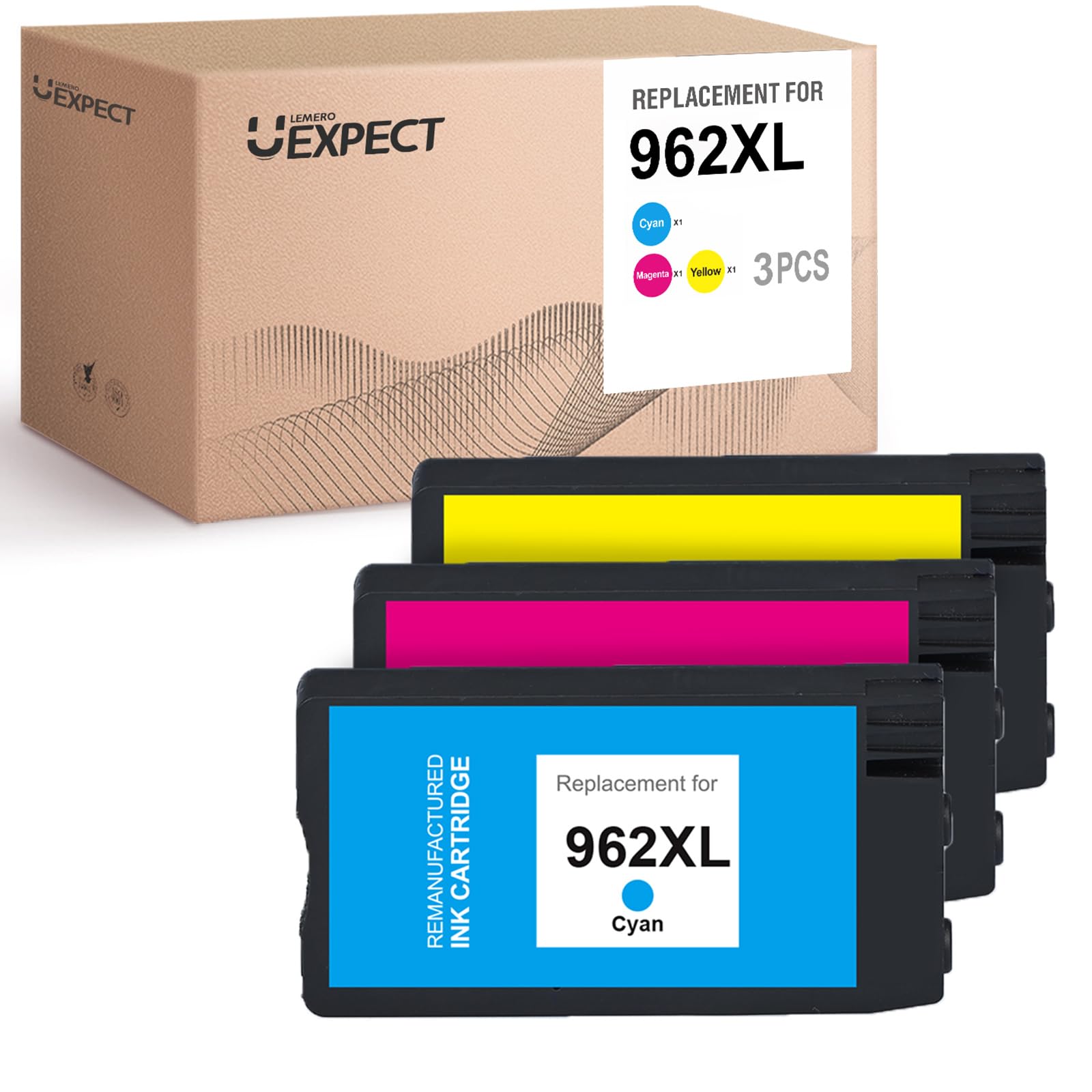 LEMERO UEXPECT LemeroUexpect Remanufactured Ink Cartridge Replacement for 962XL