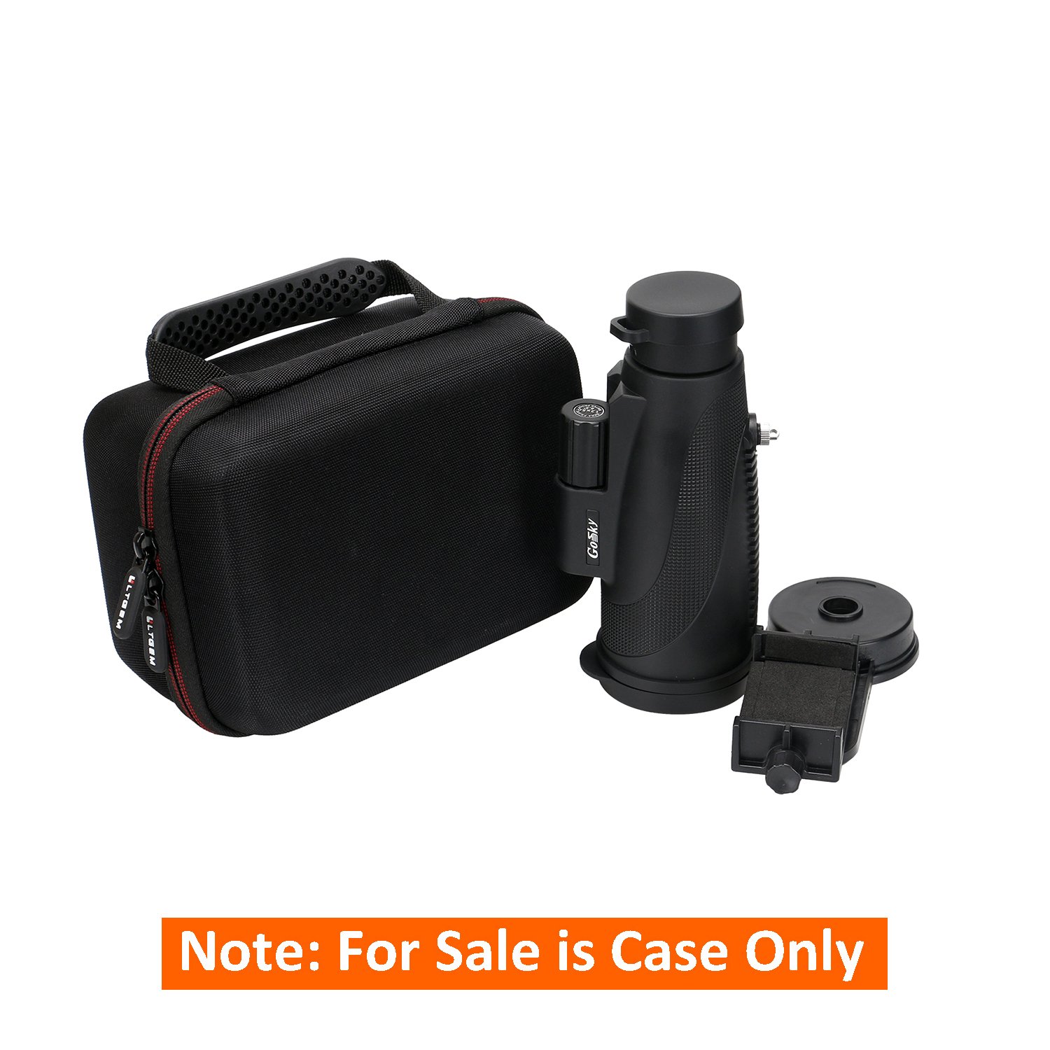 LTGEM Monocular Case Hard Carrying Case Compatible for Gosky 12X55 or Titan 12X50 or Pankoo 40X60 High Power Prism Monocular Telescope