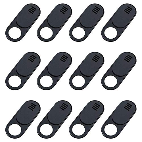 UNNIC , 12-Pack Ultra Thin Design Web Camera Cover for Laptop, PC, Computer, Pro- Black