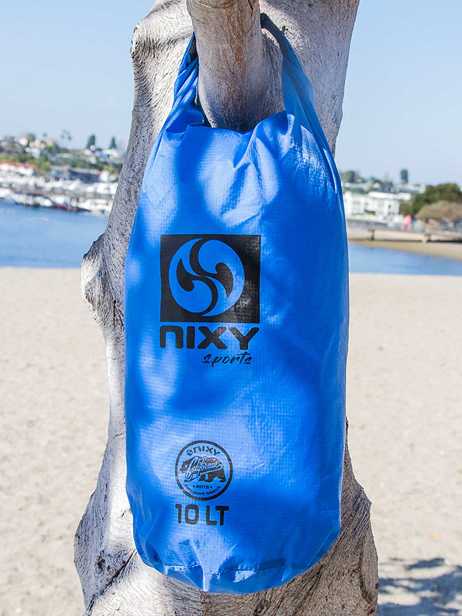 NIXY Waterproof Dry Bag Dry Sack Ultralight 5L/10L/20L, Keep Gear Dry for Paddle boarding, Kayaking, Backpacking, Camping, Boating, Swimming, Outdoors-Roll Top Ripstop Nylon (Blue, 20L)