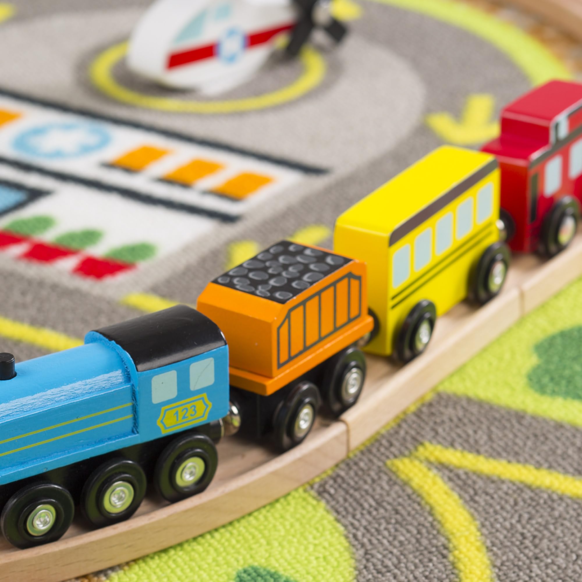 Melissa & Doug Deluxe Multi Vehicle Activity Rug (SIOC)