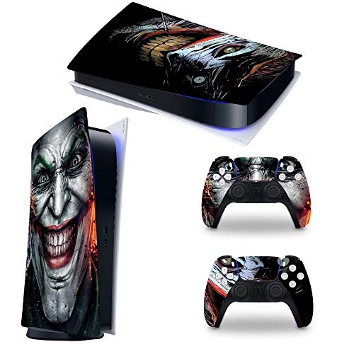 Playstation 5 Digital Edition Skin Set – Amazing Men - HD Printing Vinyl Skin Cover Protective for PS5 Digital Edition Console and 2 PS5 Digital Edition Controller