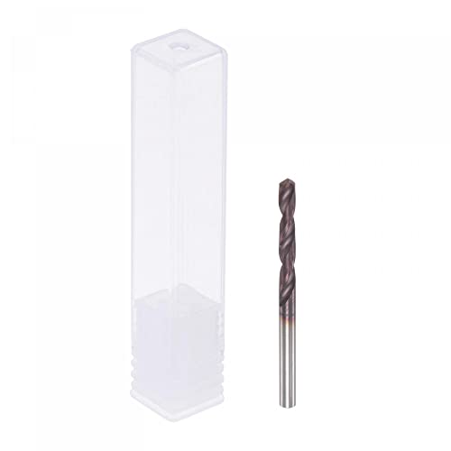 uxcell Carbide Twist Drill Bits 2.7mm, DIN K45 Tungsten Carbide AlTiSin Coated Jobber Drill Bits Straight Shank Drilling Cutter for Stainless Steel Alloy Steel