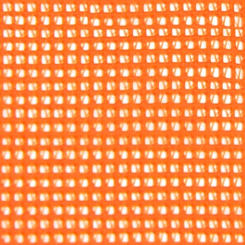 VULCAN Safety Flag with Dowel - Bright Orange - Vinyl Coated Nylon Mesh Construction - 18 Inch x 18 Inch - 4 Pack