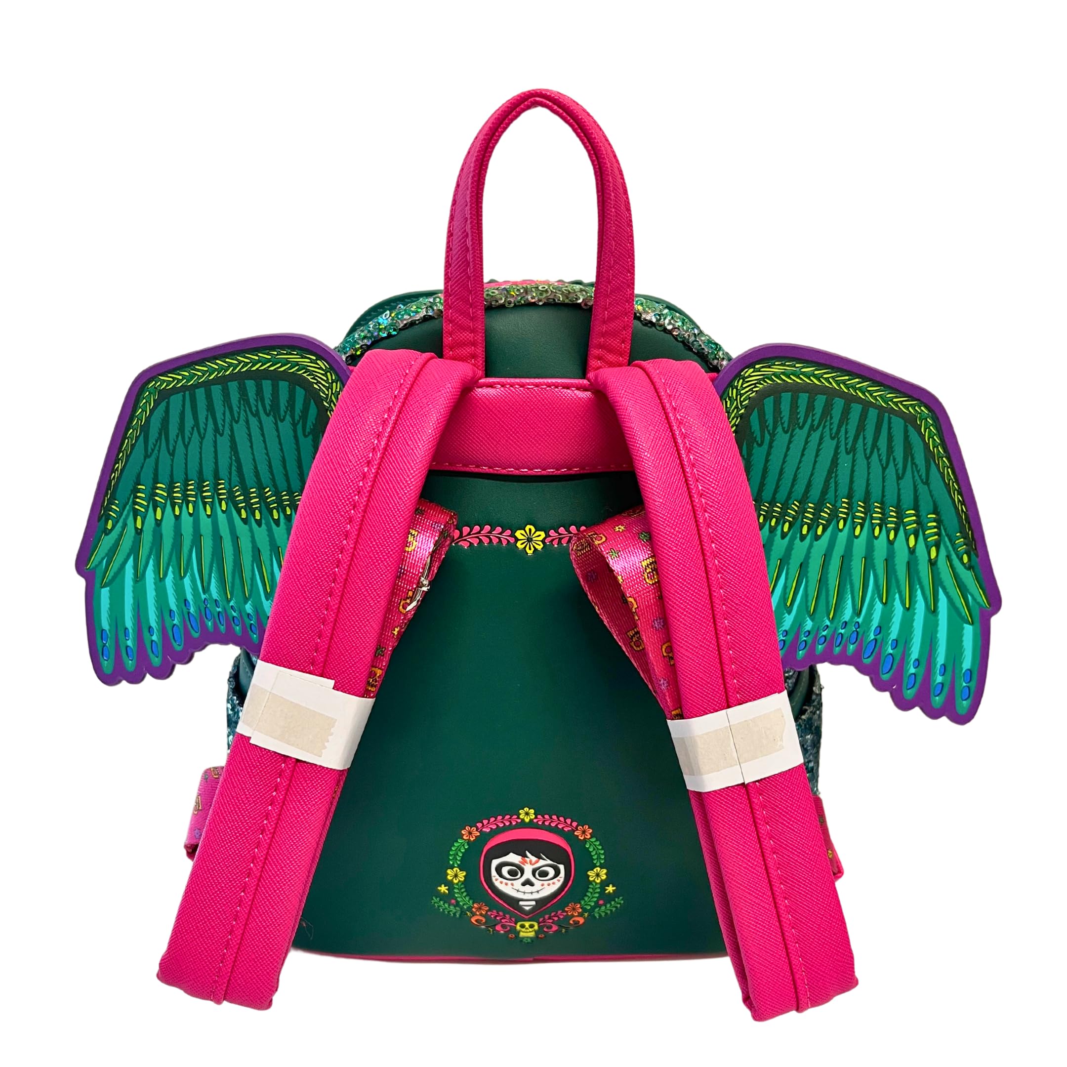 Loungefly Disney Pixar Coco Pepita Double Strap Shoulder Bag